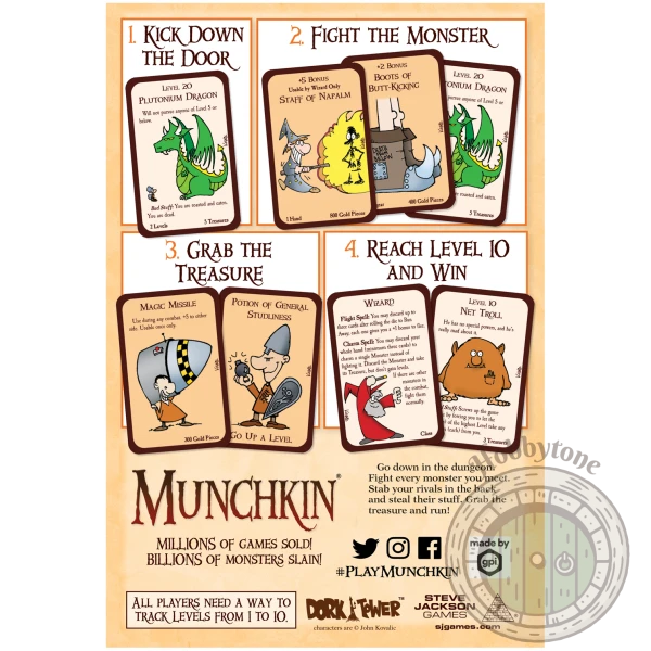 Munchkin | Hobbytone Board Games Israel