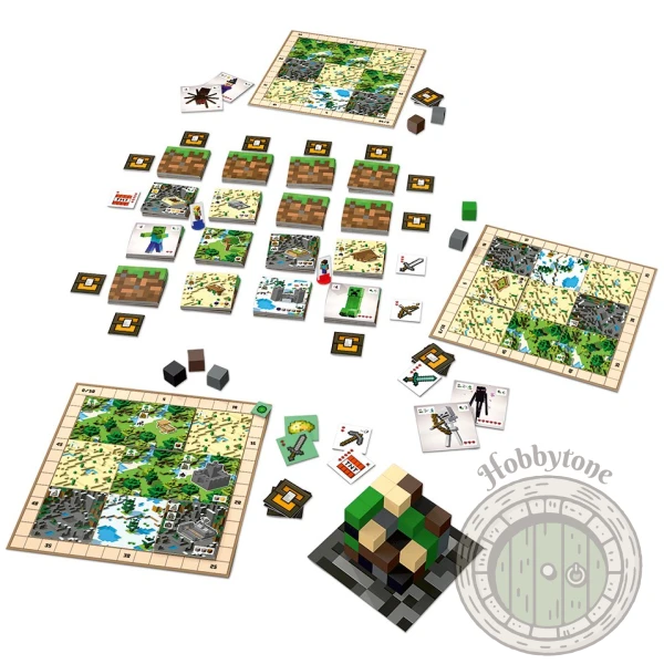 Minecraft Builders and Biomes Board Game | Hobbytone